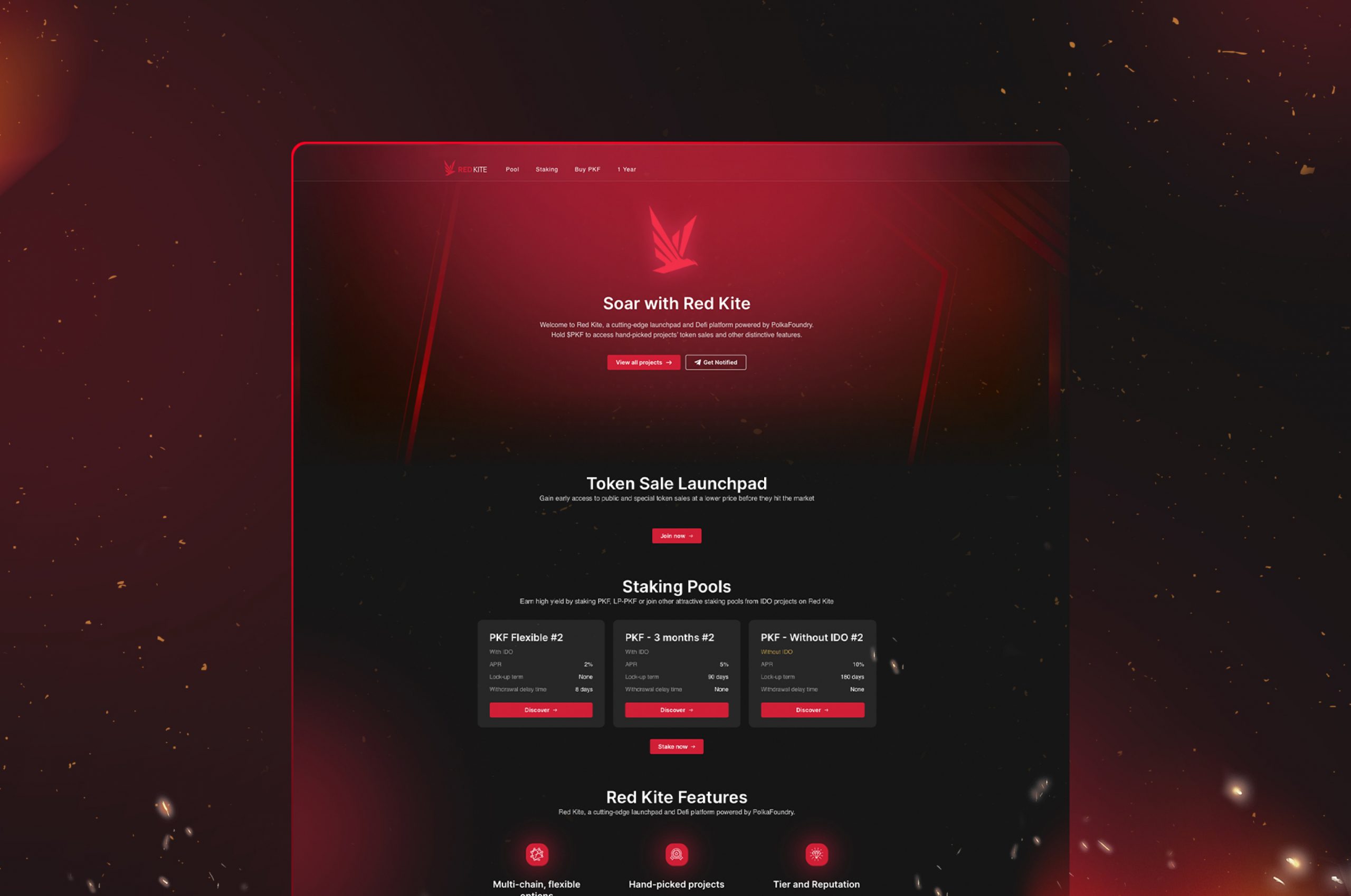 Red Kite – IDO Launchpad & DeFI Powered By Polkafoundry - Sota Holdings | A Global IT Consulting ...